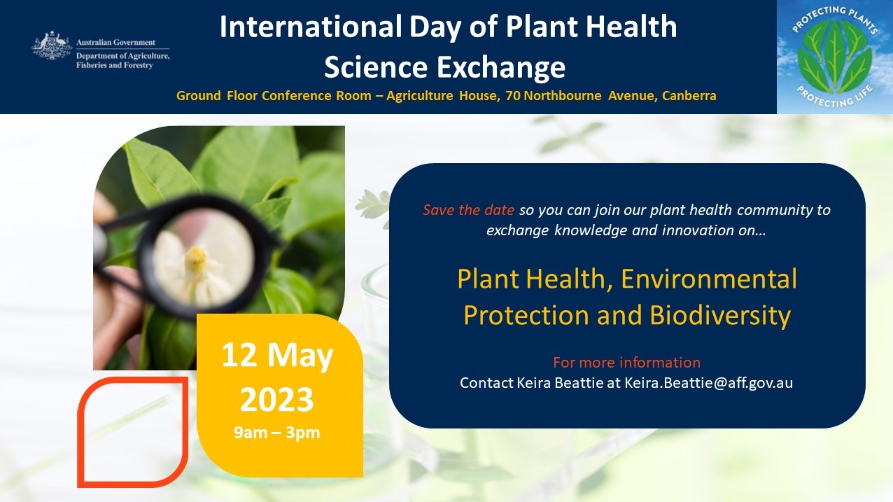 Save the Date – International Day of Plant Health 12th May 2023 ...
